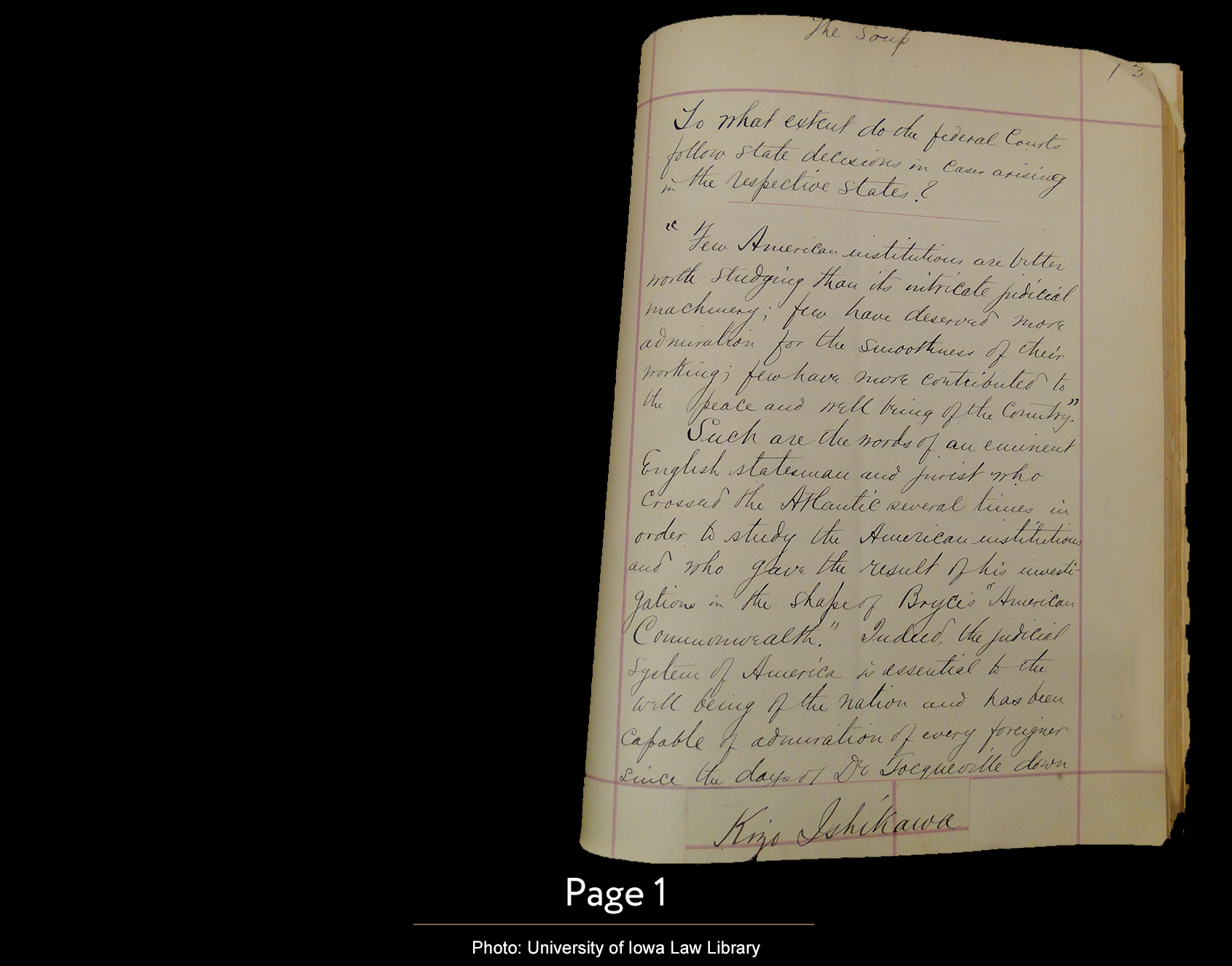 Graduation Thesis | Law Library - The University of Iowa